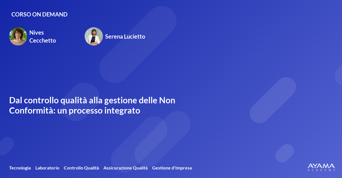 Dal controllo qualità alla gestione delle Non Conformità: un processo ...